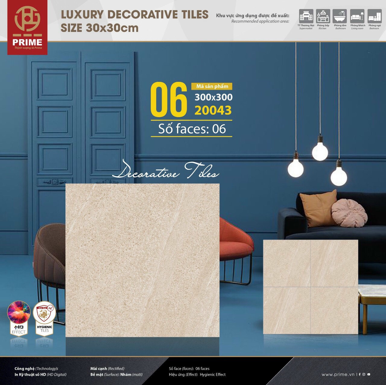 Gạch Prime 30x30 mã 20043
